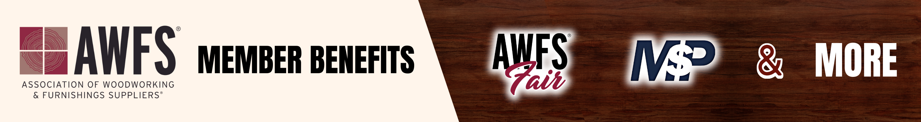 AWFS Member Benefits Web Page Banner - Association of Woodworking ...